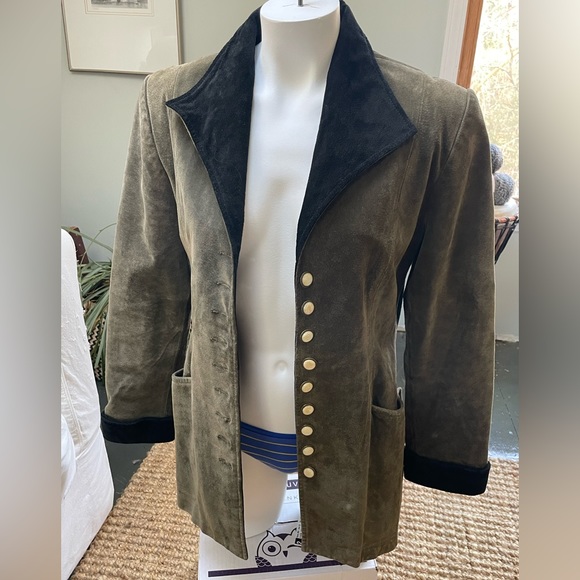 Scully | Jackets & Coats | Vintage Scully Leather Suede Jacket Green 8 ...